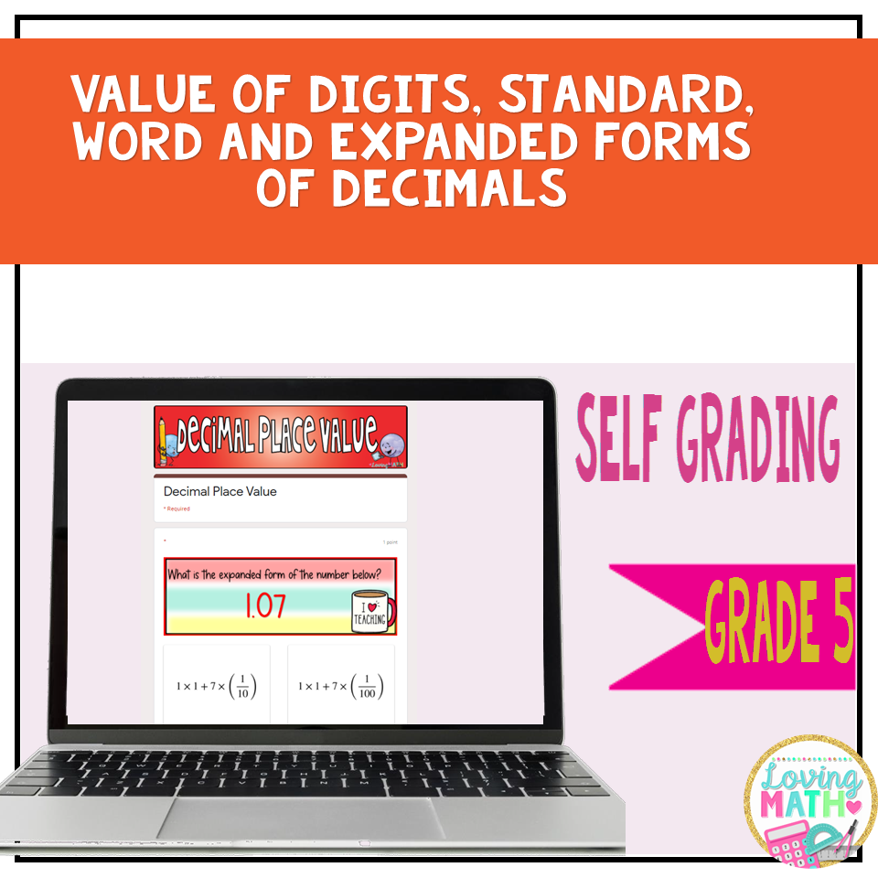 5th Grade Decimal Place Value Quiz Google Classroom Loving Math 5th Grade Decimal Place Value Quiz Google Classroom Loving Math