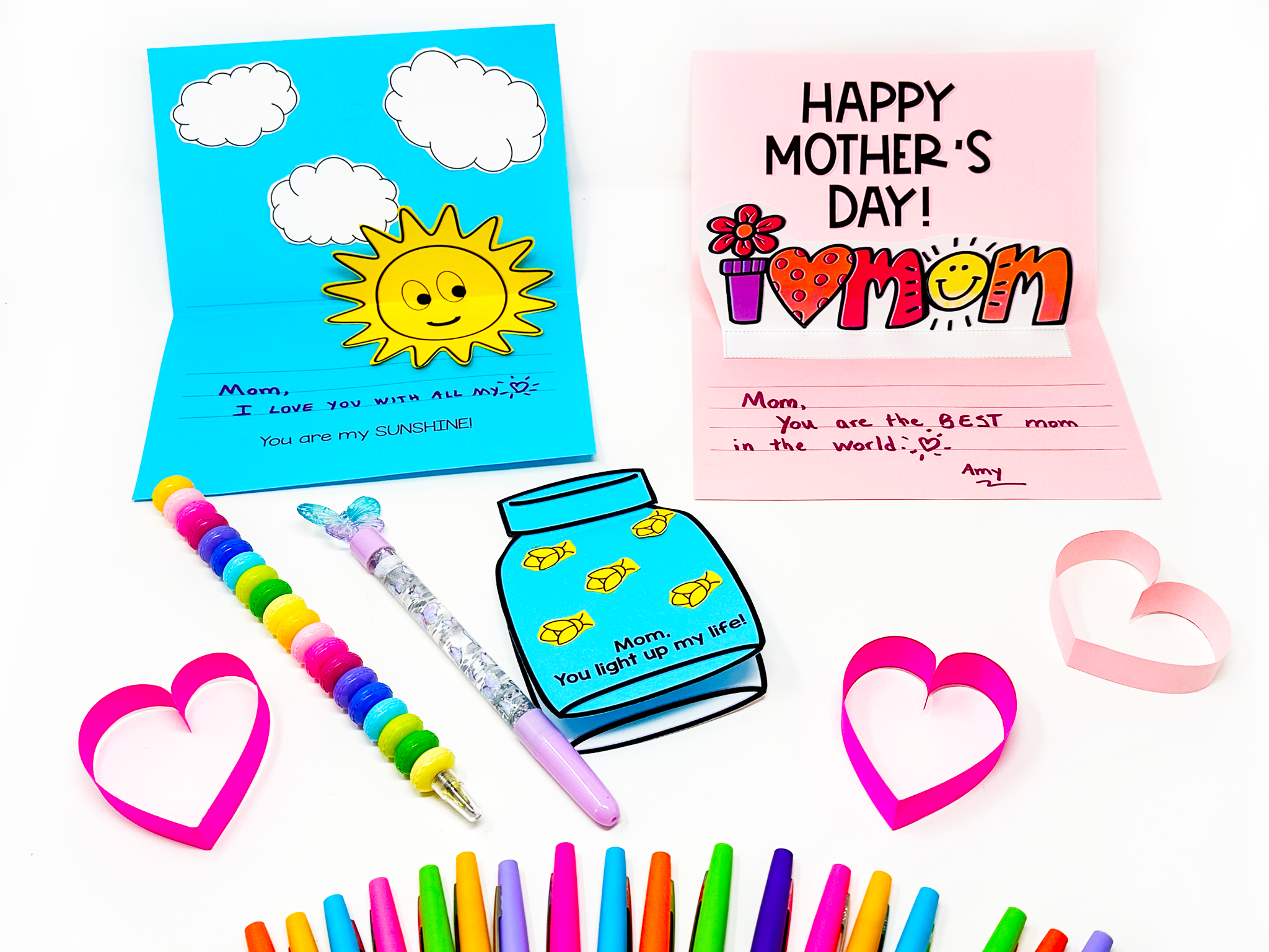 Mother's Day Crafts and Writing for MOM - Loving Math