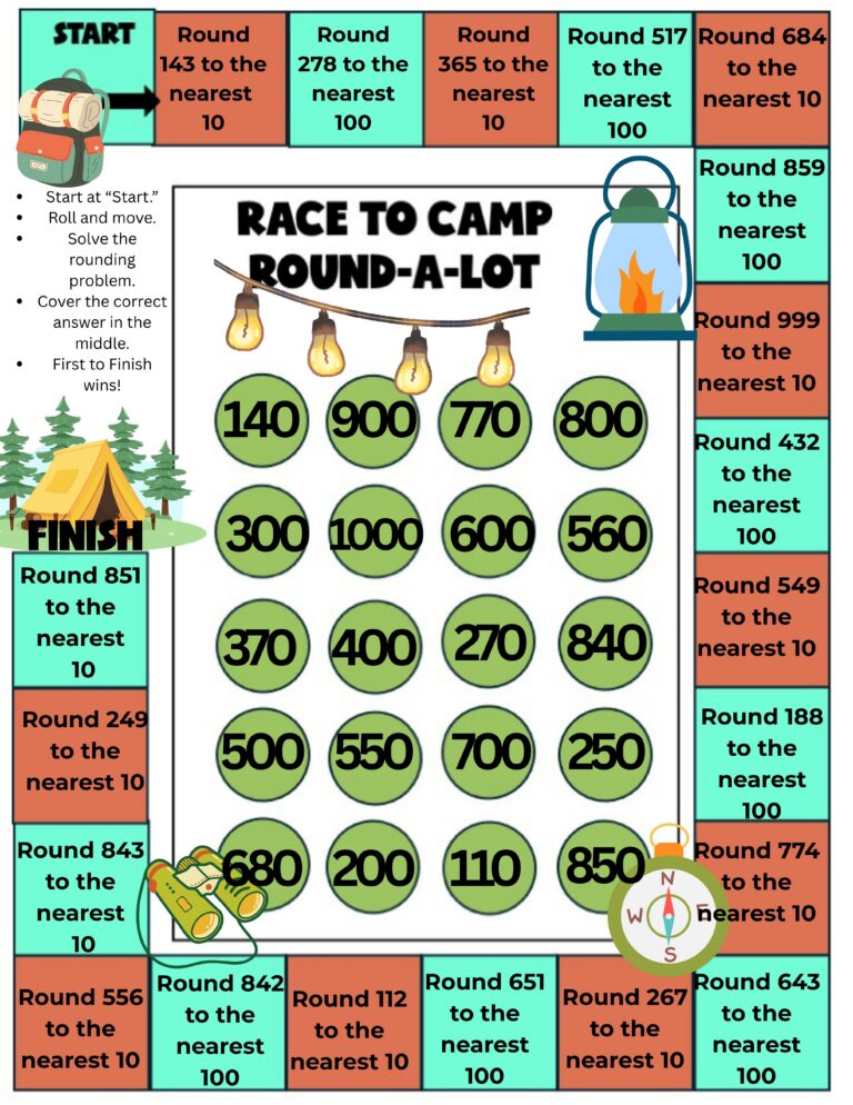 Fun Summer Math Games for Elementary Students (Grades 2–4) - Loving Math